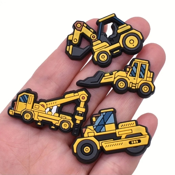 Accessories | Host Pick 12 Piece Work Excavator Trucks Croc Charms ...